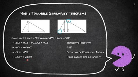 Proof Of Right Triangle Similarity Theorem Youtube