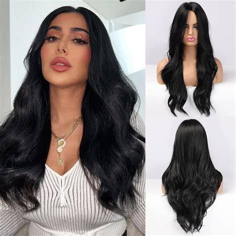 Wholesale Fashion European And American Black Wig High Temperature Wire