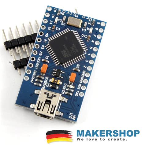 Pro Micro Mini USB Board 5 V 16 MHz ATmega32U4 Kompatibel Zu Arduino MAKERSHOP DE