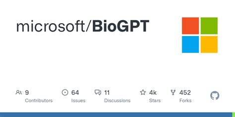 GitHub Microsoft BioGPT