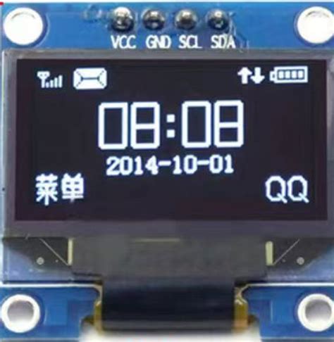 Thonny IDE MicroPython ESP32 0 96寸OLEDIIC 显示任意字符 micropython