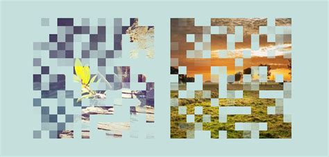 a css only fragmentation effect
