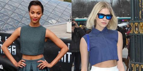 Celebrities Wearing Crop Tops