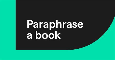 Paraphrasing Books A Guide For Retelling Key Concepts Grammarly