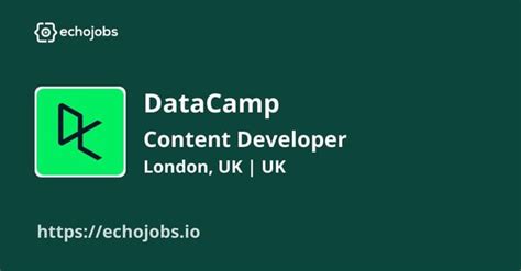 Datacamp Is Hiring Content Developer Ai And Machine Learning London