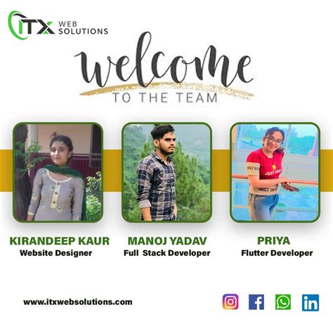 Itx Web Solutions On Linkedin Welcomeonboard Congratulations