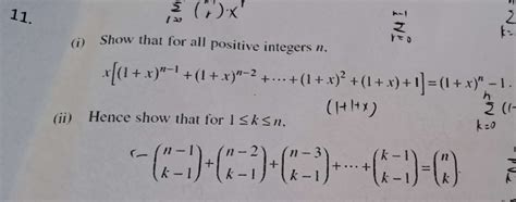 Solved I Show That For All Positive Integers N Chegg Com