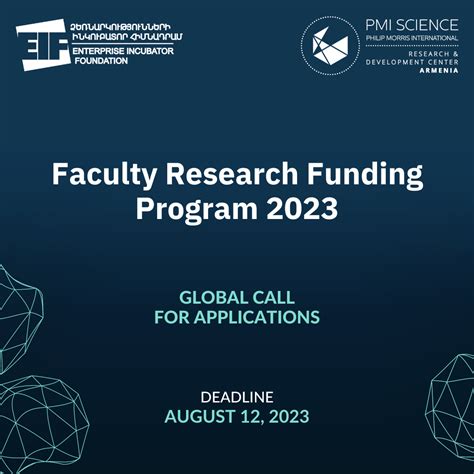Հետազոտական աշխատանքների ֆինանսավորման ծրագիր 2023
