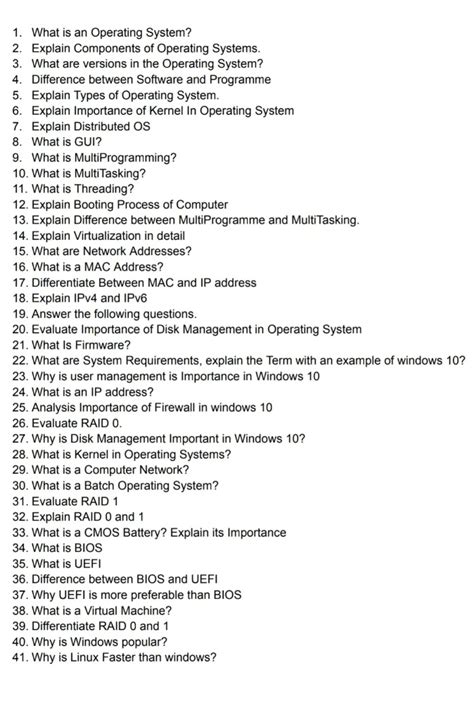 1 What Is An Operating System 2 Explain StudyX