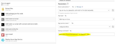 Azure Angular Cli App Not Running When Deploying To Linux App Service