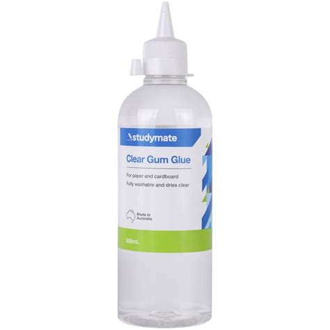 Clear Gum Glue 500ml Officeworks