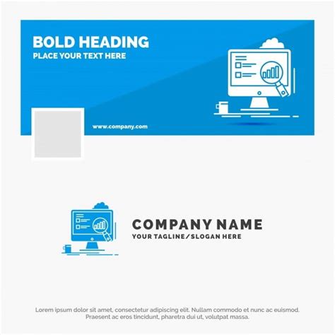Blue Business Logo Template For Analytics Board Presentation Access