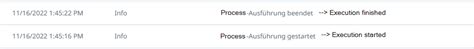 Error Call Was Rejected By Callee After Process Start In Orchestrator
