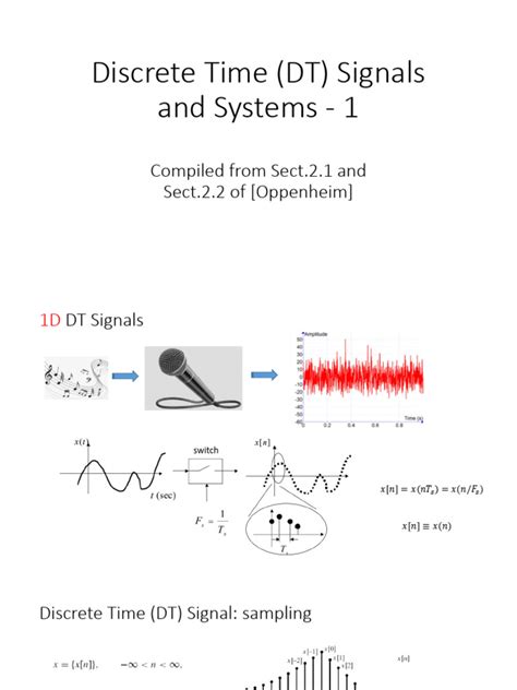 23 Eee421 L01 Intro To Dt Signals Pdf
