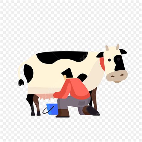 무료 암소 우유 양동이 암소 클립 아트 농장주 방목하는 소 Png 일러스트 및 벡터 에 대한 무료 다운로드 Pngtree