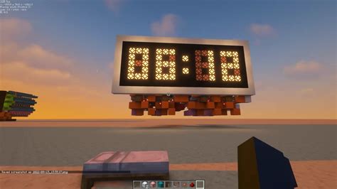 Redstone Clock V3 1 Cute 100 Precise Digital Clock Auto Syncs To