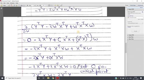 Sum Of Residuals In Linear Regression YouTube