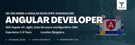 Tulsi Virani On Linkedin Angulardeveloper Bangalorejobs Ngrx Immediatejoiners Angular14…