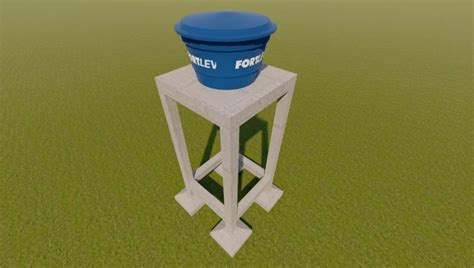 Projeto Estrutura Para Caixa D água de 1000 Litros Projetos Revit Editáveis