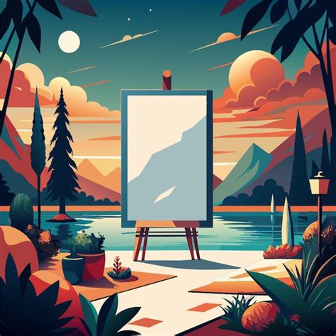 Background Vector Illustration Flat 2 Premium AI Generated Vector