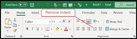 Increase And Decrease Indent Free Excel Tutorials