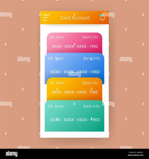 Add Payment Card Collection Mobile Banking Stock Vector Image And Art Alamy