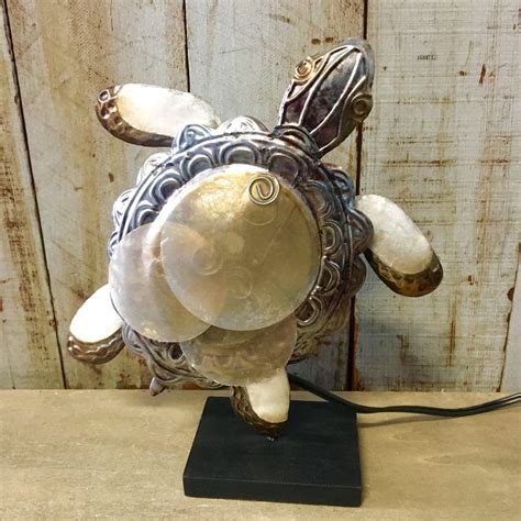 Capiz Sea Turtle Lamp Sea Things Ventura