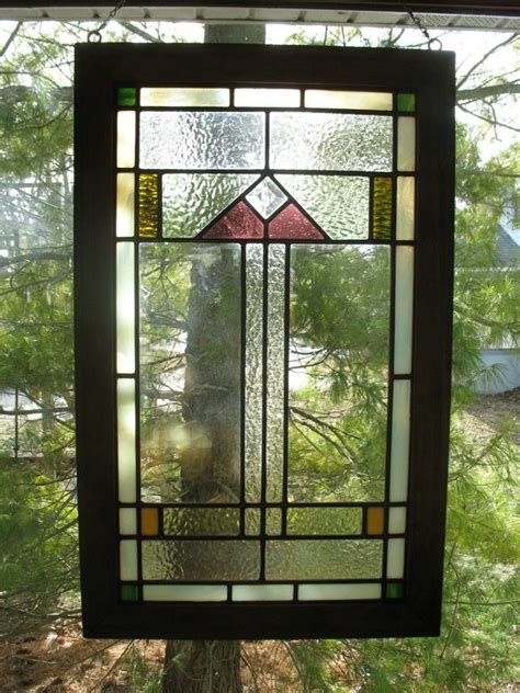 Craftsman Stained Glass Panels