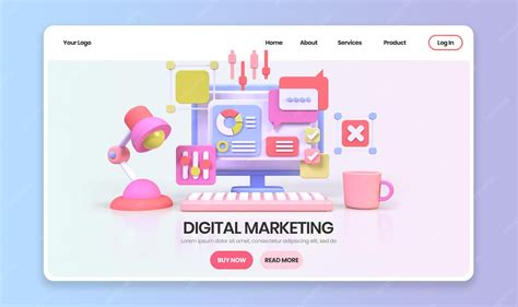 Ui Ux 디자인 컨셉 일러스트레이션을 위한 웹 개발 랜딩 페이지 템플릿 사업 아이디어 배경 프리미엄 Psd 파일