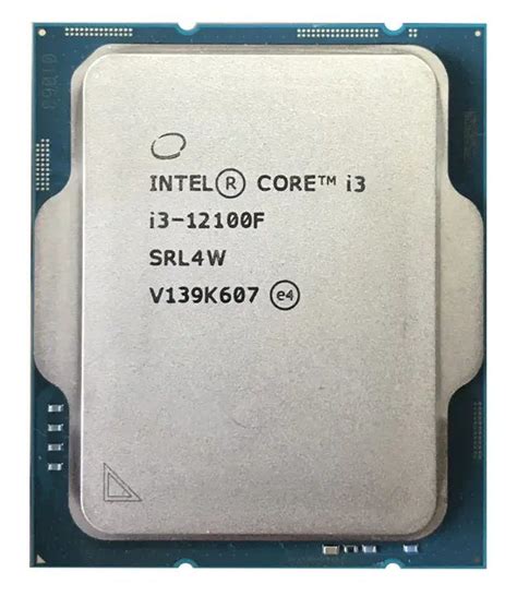 Core Processor I3 12100f Core I3 12th Gen 4core 3 30 Ghz 58w Desktop Cpu I3 12100f Intel And
