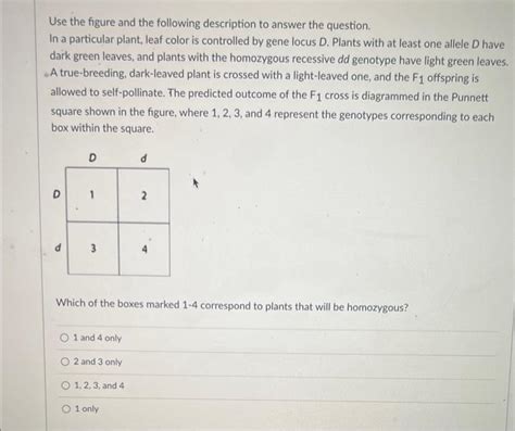 Solved Use The Figure And The Following Description To