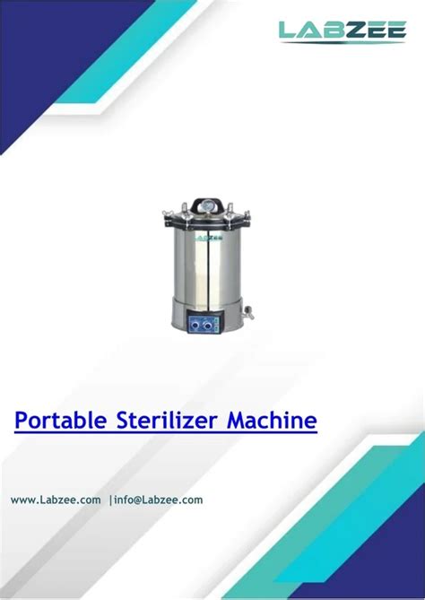 Ppt Portable Sterilizer Machine Powerpoint Presentation Free Download Id 13556020