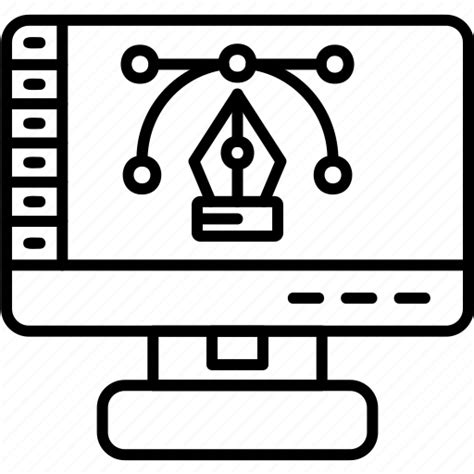 Vector Pen Tool Bezier Curve Icon Download On Iconfinder