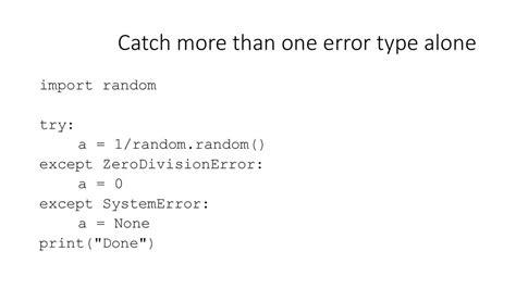 Exceptions Ppt Download
