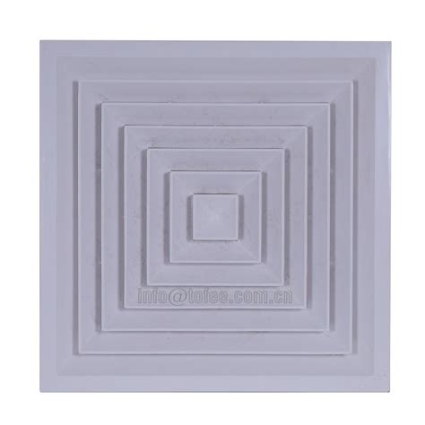 Abs Plastic Square Diffuser Removable Blades Guangzhou Tofee