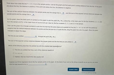 Solved Linear Equations And The Regression Line Suppose A Chegg