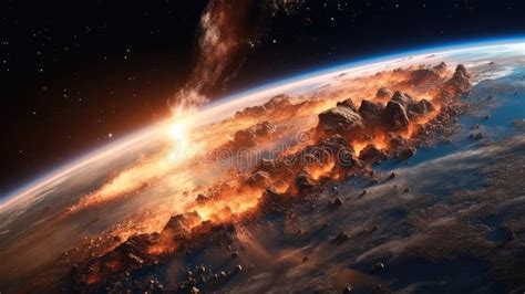 Asteroid Impact Wallpaper
