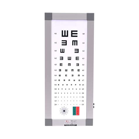 Buy Visual Acuity Chart Eye Wall Chart 5 Meter E Character With Red And Green Strip Detection