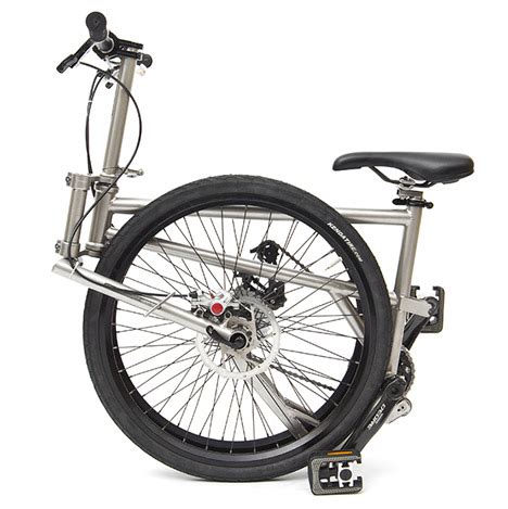Peter Boutakis Bicycle Folds Down To The Size Of Its Wheels