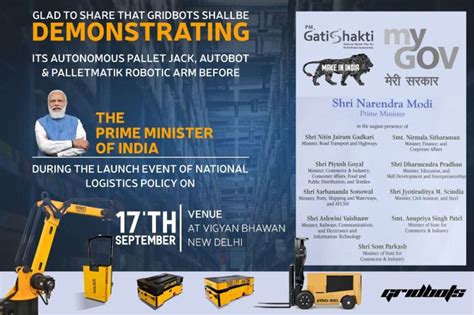 Pulkit Gaur On Linkedin Itsgridbots Proud Honoured Gatishakti Newlogisticpolicy 11 Comments