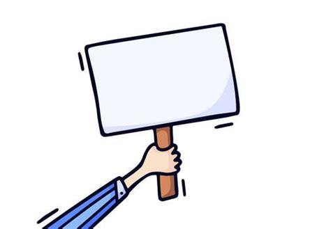 Wooden Picket Sign Clip Art