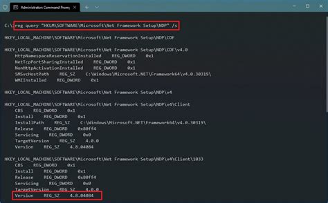 How To Check Net Framework Version On Windows 10 Windows Central