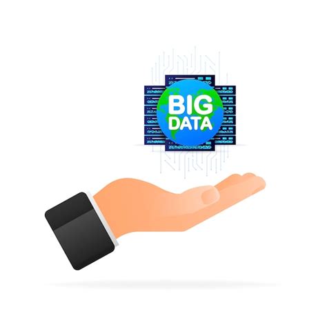 Premium Vector Abstract Icon Futuristic Digital Network Concept Abstract Big Data Analysis