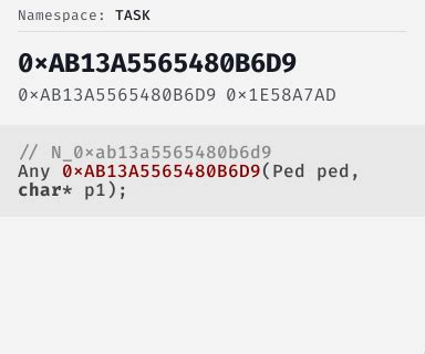 N Xab A B D FiveM Natives Cfx Re Docs
