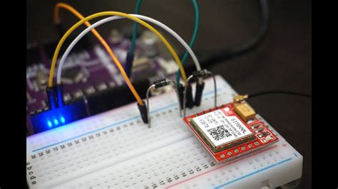 interfacing gsm sim800l with maker uno arduino youtube