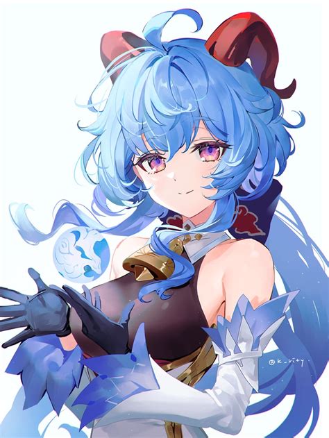 Ganyu Genshin Impact Drawn By Rity Danbooru