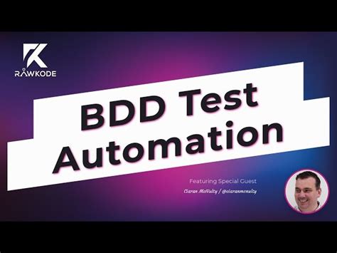 free video bdd test automation rawkode live from rawkode academy