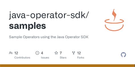 Github Java Operator Sdk Samples Sample Operators Using The Java