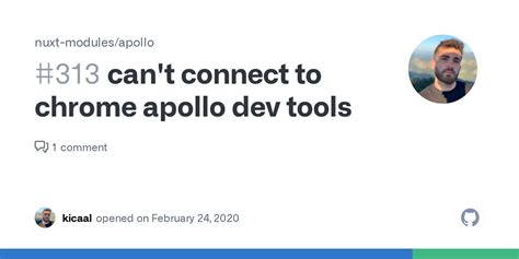 Can T Connect To Chrome Apollo Dev Tools Issue 313 Nuxt Modules