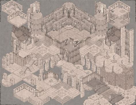 Epic Isometric Isometric Map Isometric Drawing Isometric